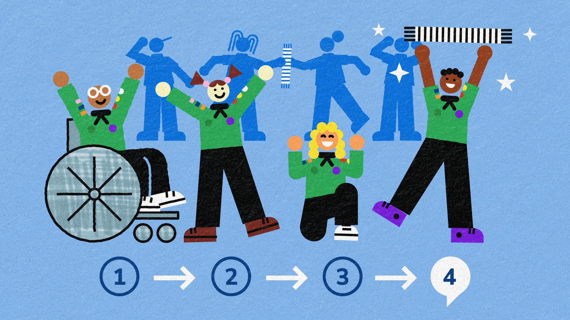 Scarves and ladders | Activities | Scouts