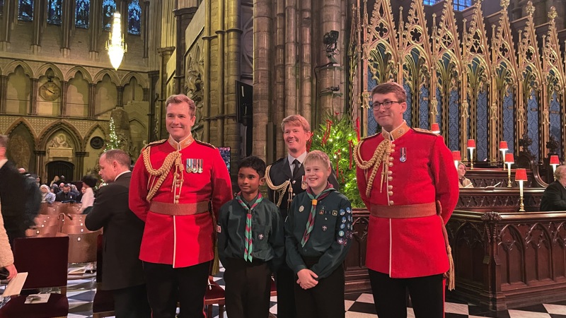 Scouts support Royal Together at Christmas Carol Service 2024 | News ...