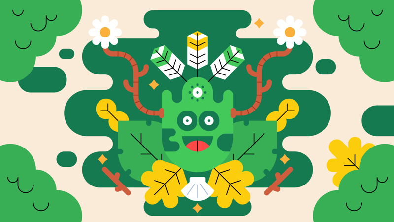 Woodland faces | Activities | Scouts