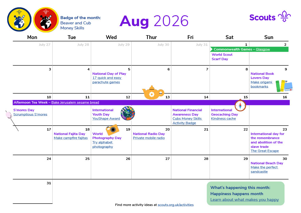 August 2026 | Scouts