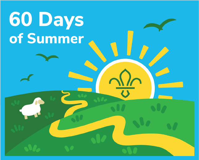 60 Days of Summer Blanket Badge | Scouts