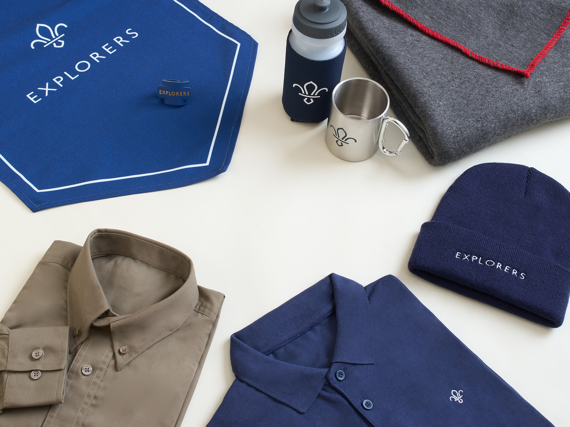 Explorer uniform and badge placement | Scouts