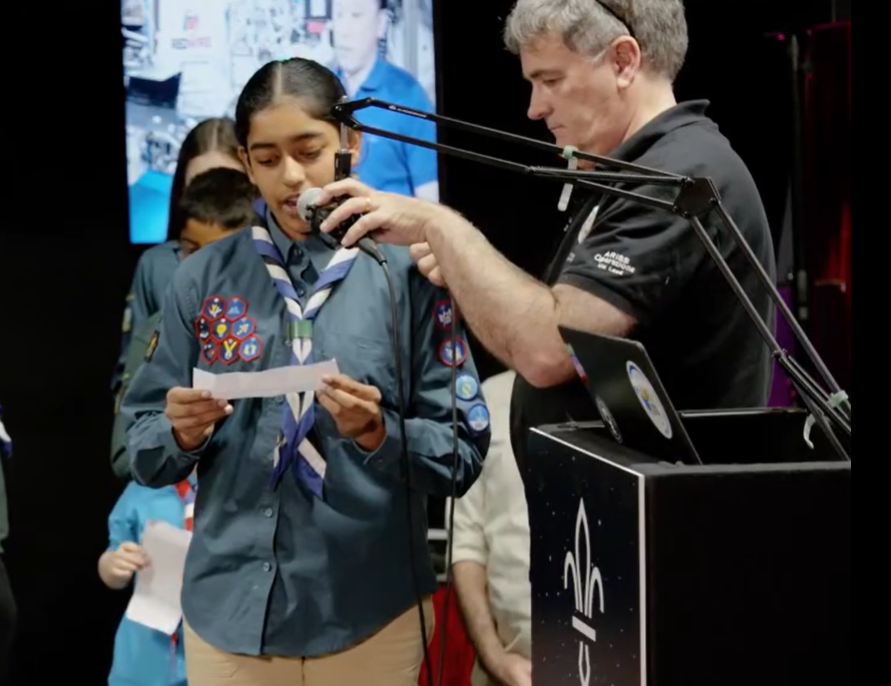 Scouts make contact with the International Space Station | News | Scouts