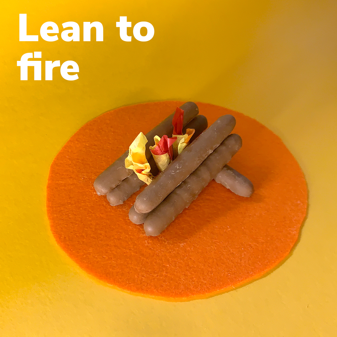 Practice fire building with chocolate biscuits | Activities | Scouts